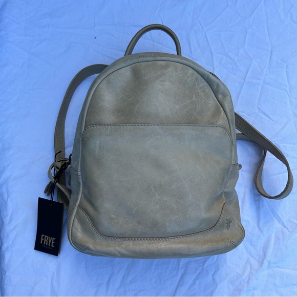 Frye | Bags | Nwt Frye Tan Leather Small Backpack Boho Summer Western ...